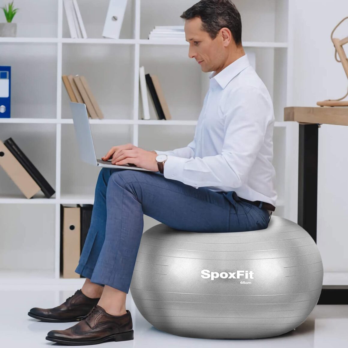 How to Sit on an Exercise Ball Properly at Work