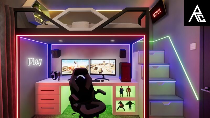 11 Small Bedroom Gaming Room Ideas for Gamers