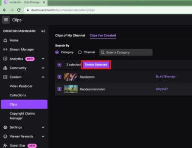 How to Delete Clips on Twitch? [PC, Mobile, iPhone] - The Nature Hero