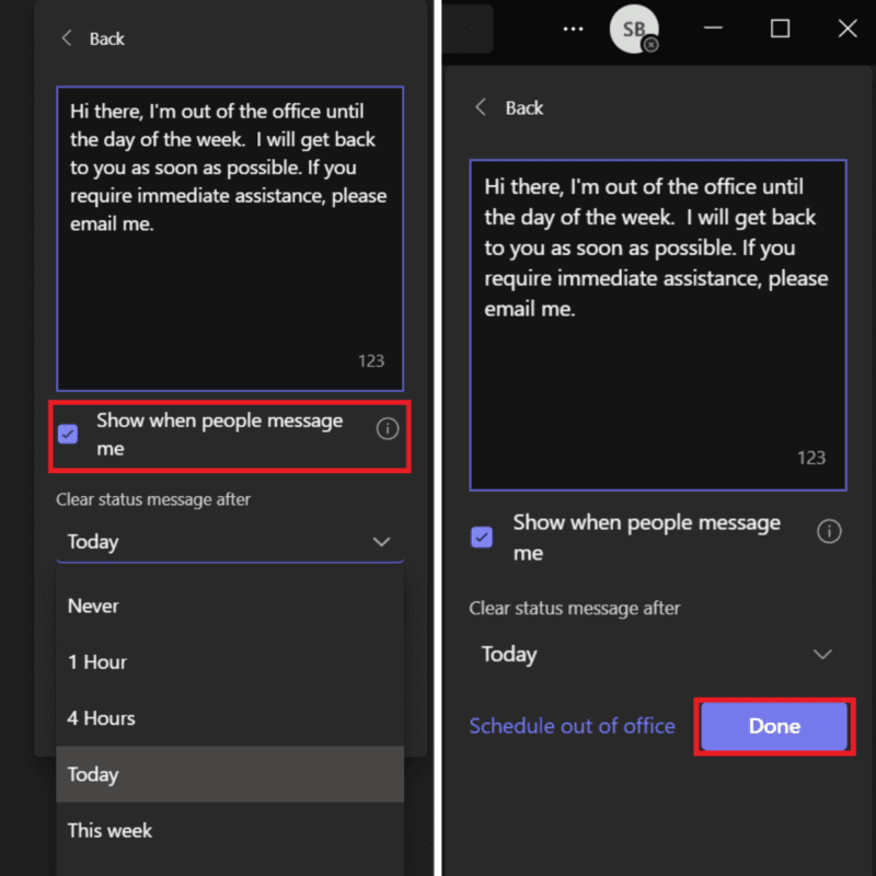 How to Set Out-Of-Office Status in Microsoft Teams? - The Nature Hero