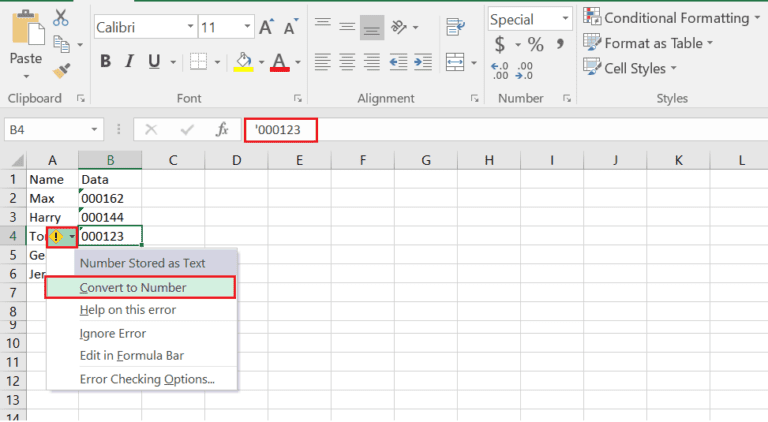 How to Remove Leading Zeros in Excel? [7 Easy Methods] - The Nature Hero