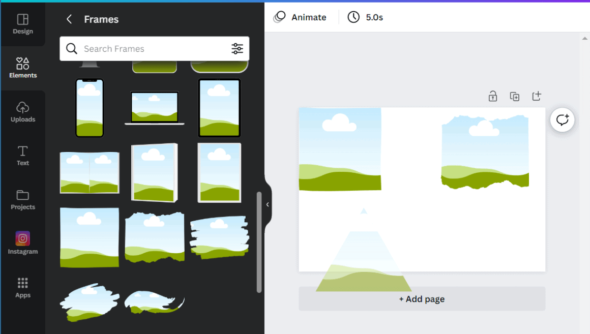 How to Use Canva Frames? - The Nature Hero