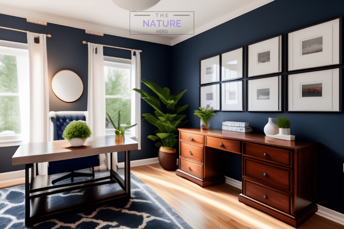 20 Home Office Wall Decor Ideas for Creative Workspace - The Nature Hero
