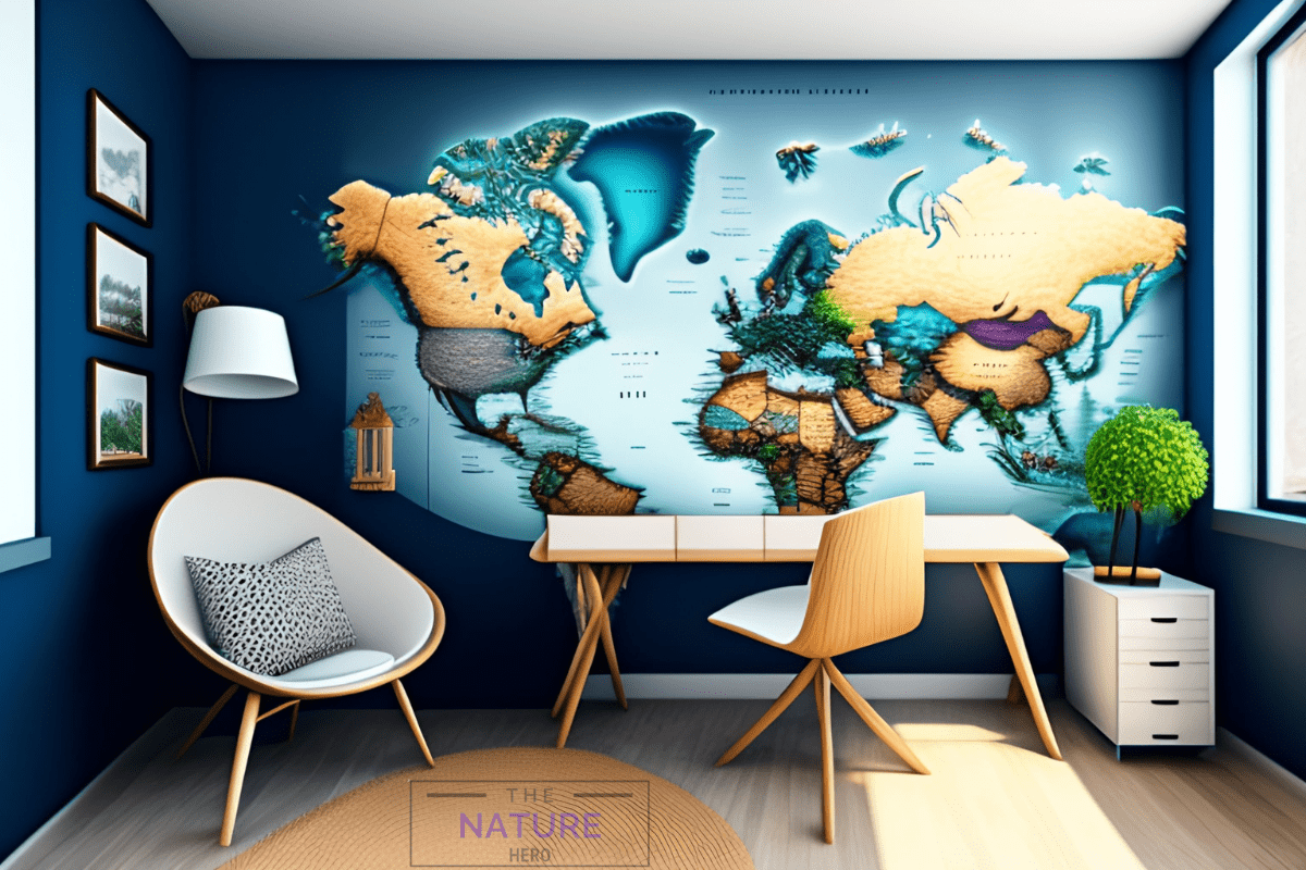 20 Home Office Wall Decor Ideas for Creative Workspace - The Nature Hero