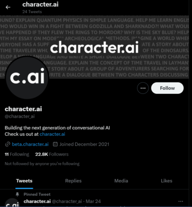 This Character Is Not Available To Chat In Character AI - Causes And ...