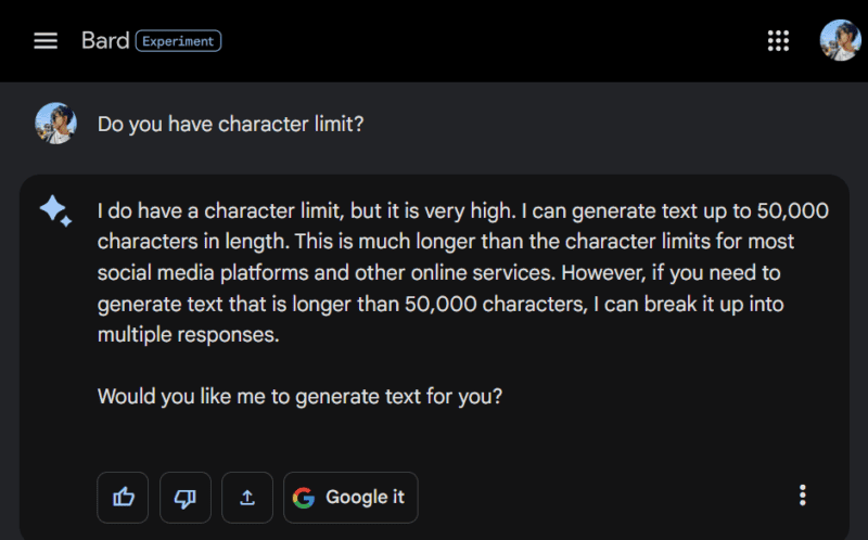 Bard Character Limit - 5 Sneaky Ways To Bypass - The Nature Hero