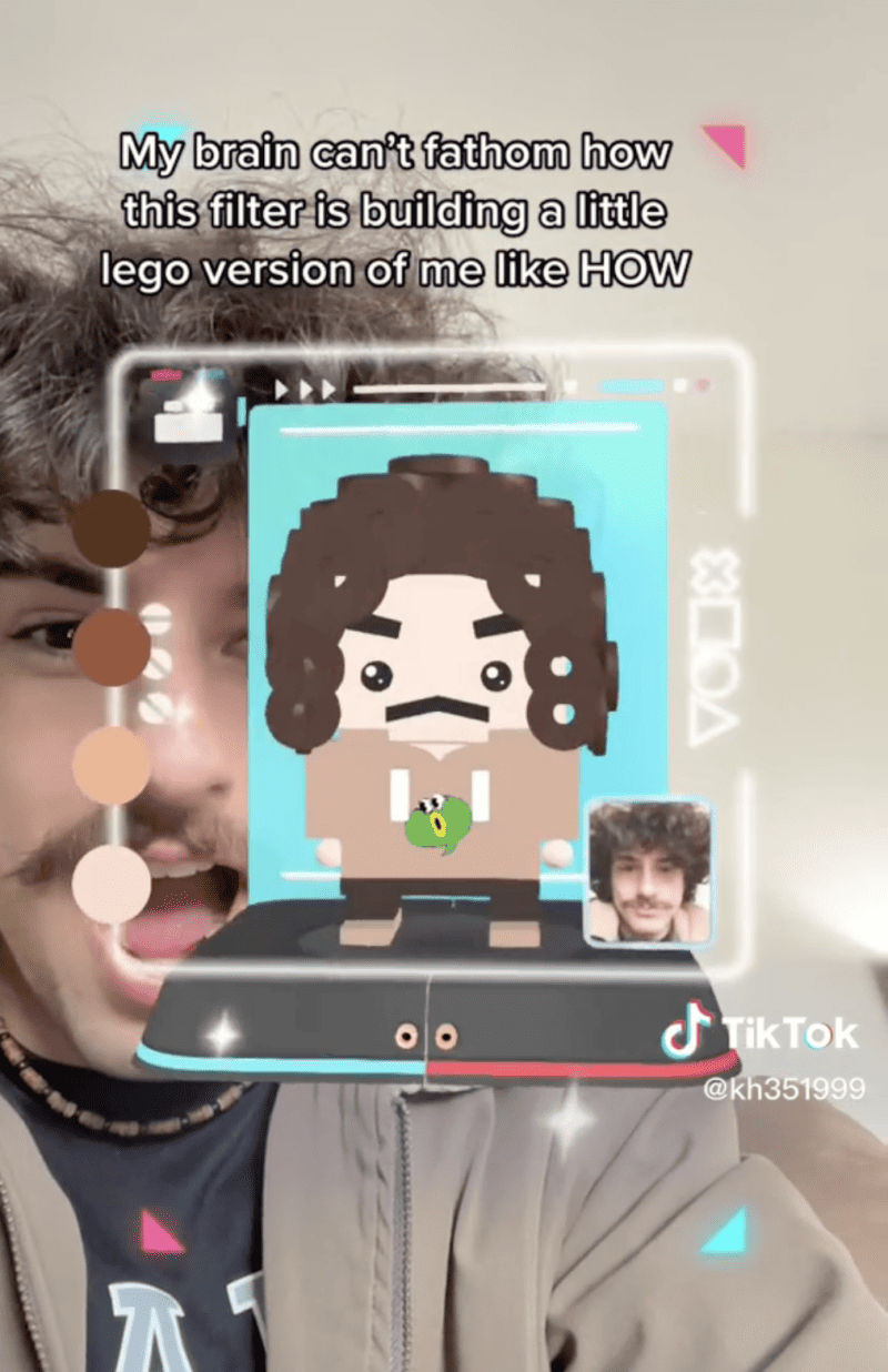 How To Create The Lego AI Filter On Tiktok? - The Nature Hero