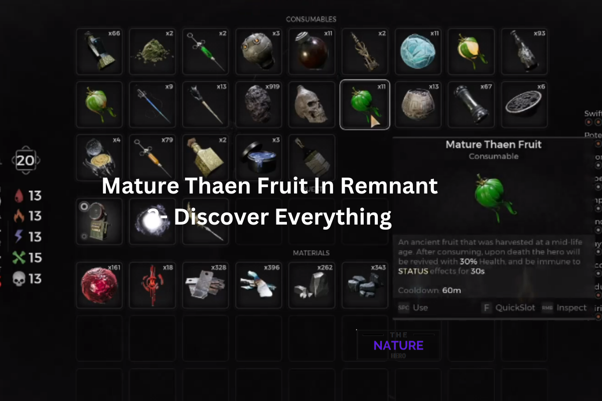 Mature Thaen Fruit In Remnant 2: Discover Everything - The Nature Hero