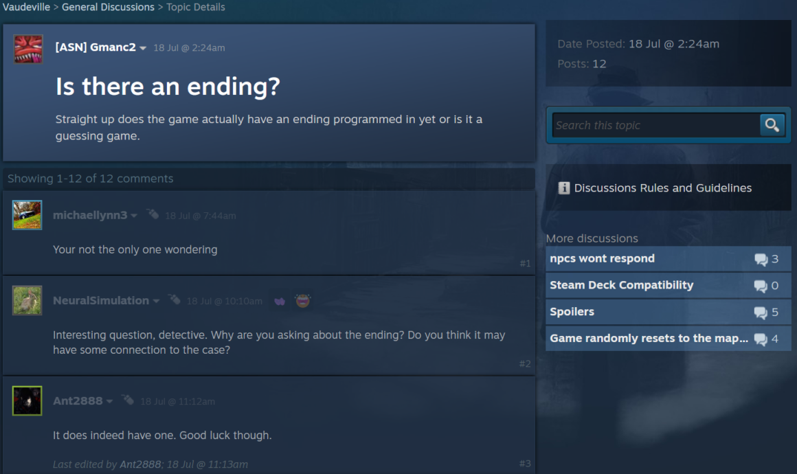 The Vaudeville Game- A Comprehensive Solution - The Nature Hero