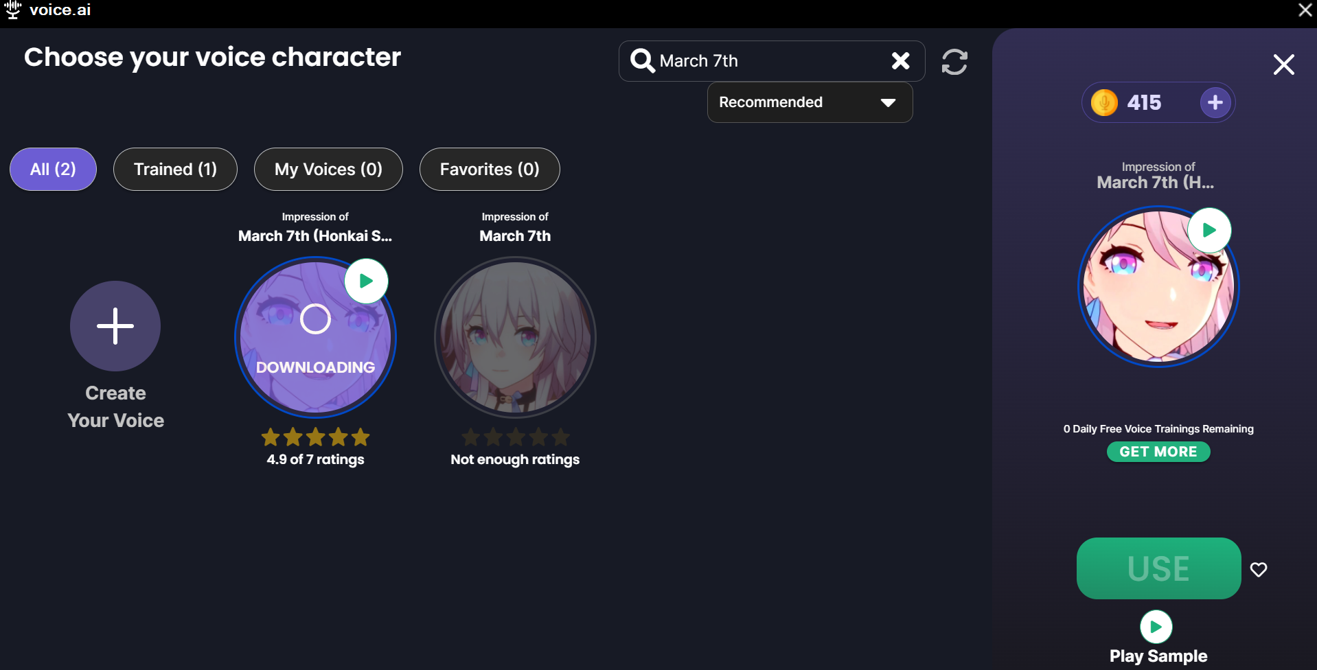 How To Change Your Voice To March 7th Using AI Voice Changer? - The ...