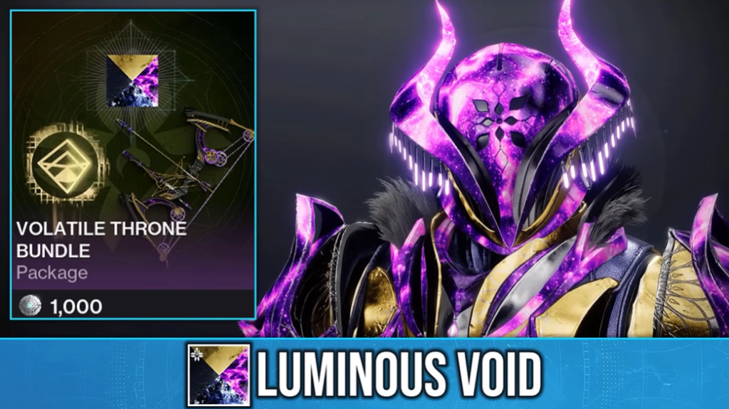 Luminous Void Shader: Destiny 2 Stylish Upgrade - The Nature Hero