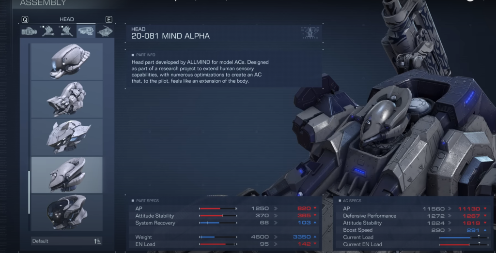 Mind Alpha Head In Armored Core 6: How To Get It? - The Nature Hero