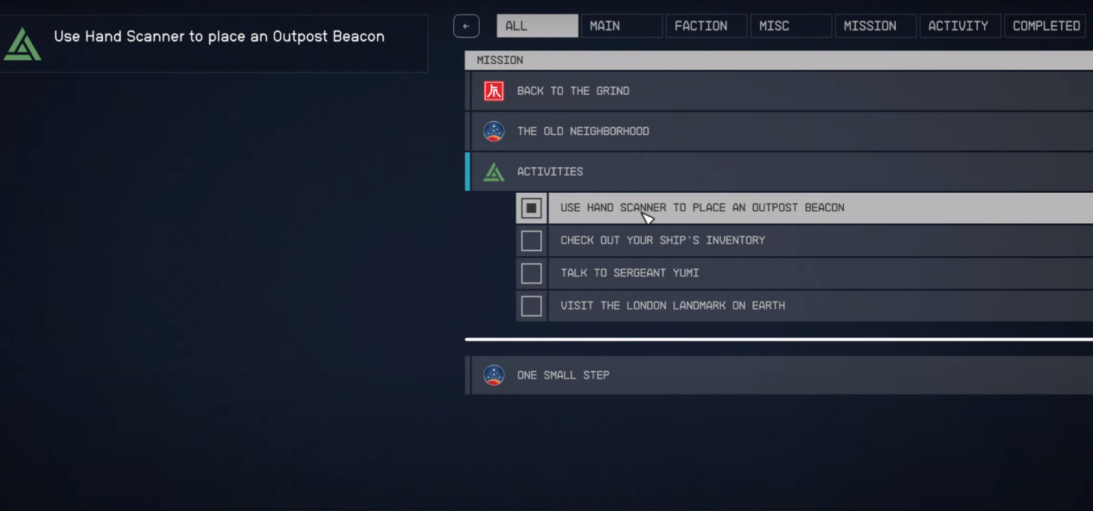 Starfield: Use Hand Scanner To Place Outpost Beacon - The Nature Hero