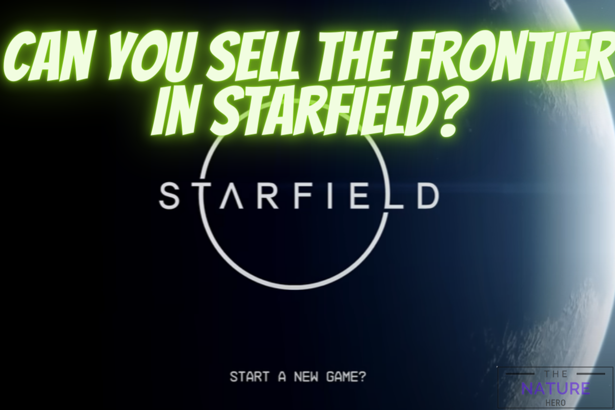Can You Sell The Frontier In Starfield? - The Nature Hero