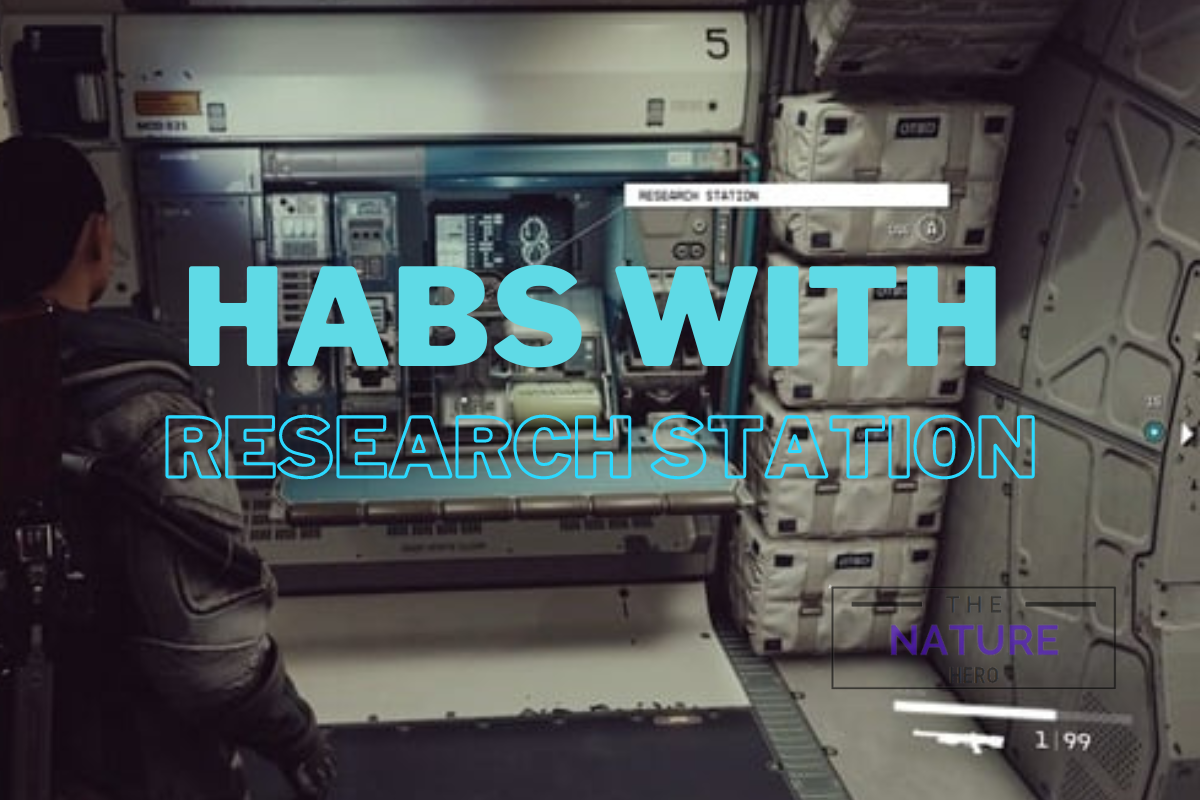 Habs Module With Research Station In Starfield - The Nature Hero