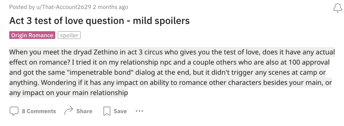 Explore The Answers To Astarion Love Test In BG3 - The Nature Hero