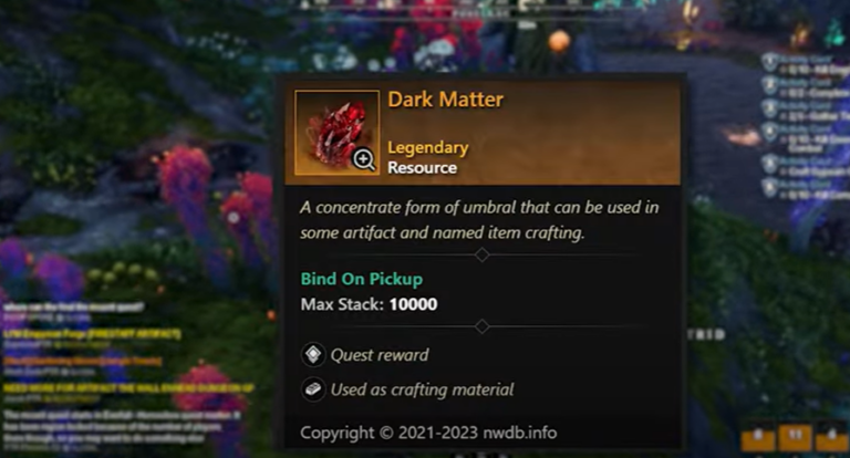 Dark Matter In New World: Farm In 3 Different Ways - The Nature Hero