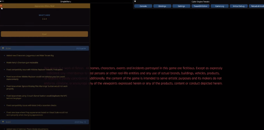 Cyber Engine Tweaks Not Working: Possible Fix - The Nature Hero