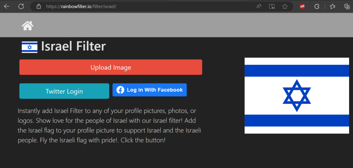 How To Add Israel Flag To Facebook Profile Pic? - The Nature Hero
