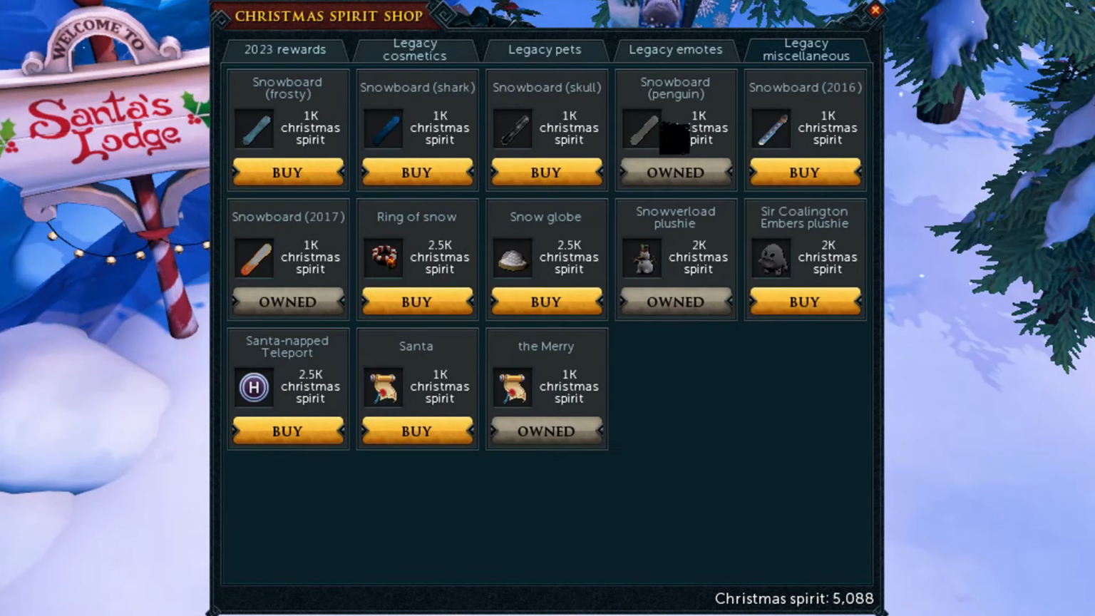 A Guide To Earn Christmas Spirit In RS3 Christmas Event - The Nature Hero