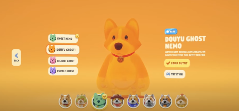 Ghost Orange Nemo Skin In Party Animals: How To Get It? - The Nature Hero