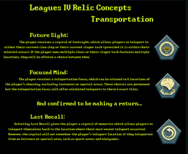 Relics Tier Of Leagues 4 In OSRS: Trailblazer's Arsenal - The Nature Hero