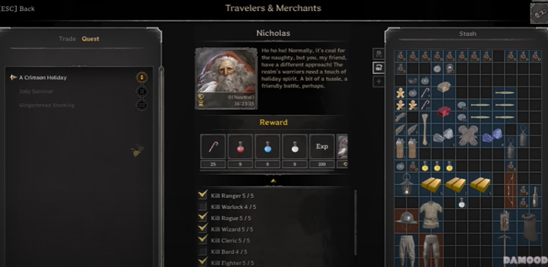 Dark and Darker: Nichola's Gingerbread Cookie Quest - The Nature Hero