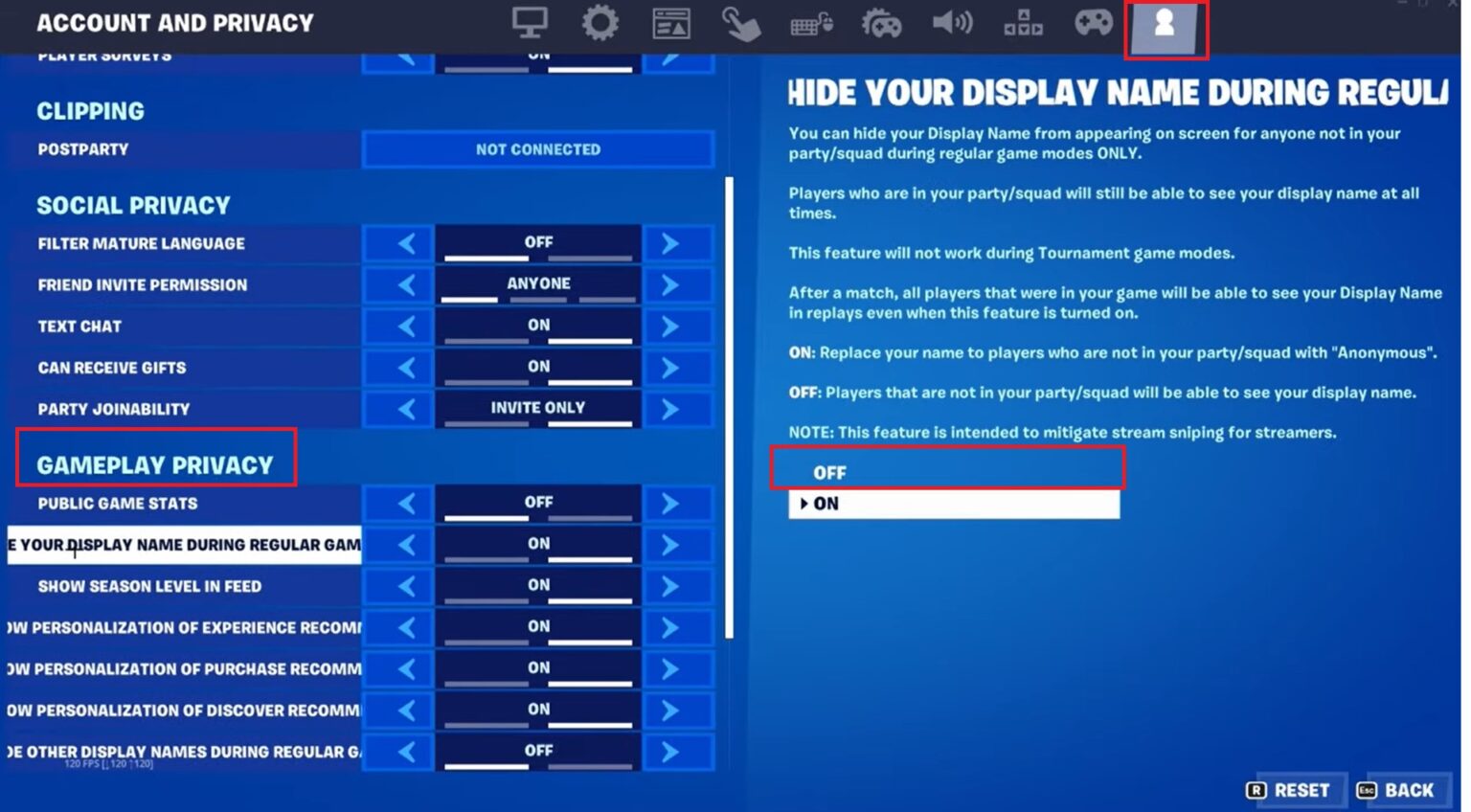 How To Turn Off Anonymous Mode On Fortnite? - The Nature Hero