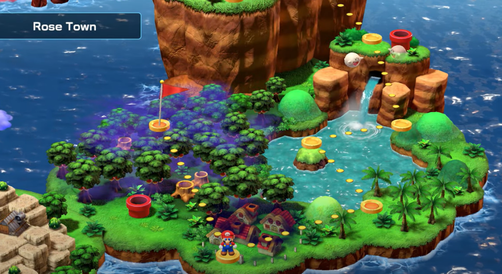 Super Mario Forest Maze: Left Left Straight Right Rule - The Nature Hero