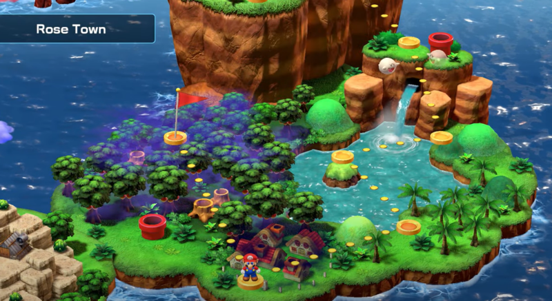 Super Mario Forest Maze: Left Left Straight Right Rule - The Nature Hero
