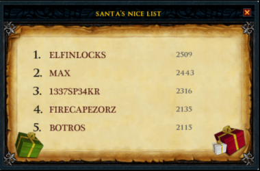 Get Into Nice List Entries In The RS3: 2023 Christmas Event - The ...