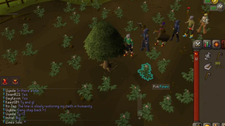 How To Chop A Log From A Potato Tree In OSRS? - The Nature Hero
