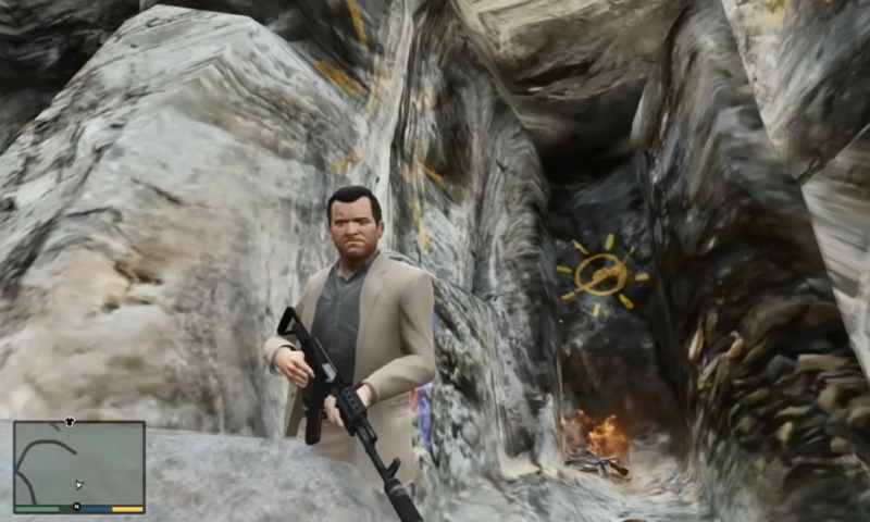 Explore The Locations Of Bigfoot Cave In GTA 5 - The Nature Hero