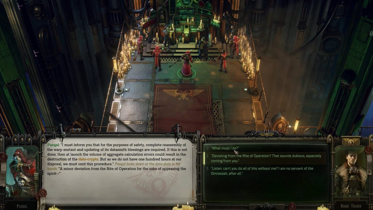 Rogue Trader Personal Cogitator: How To Complete? - The Nature Hero