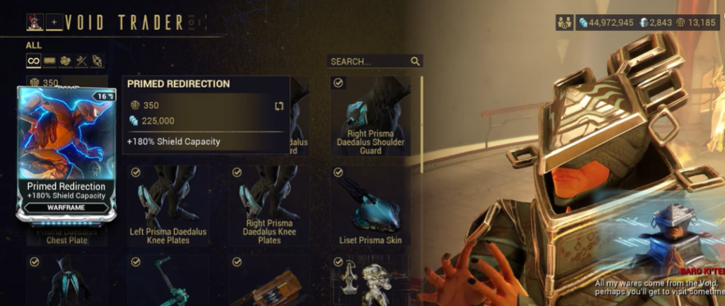 Warframe : Understanding The Primed Redirection Mod - The Nature Hero