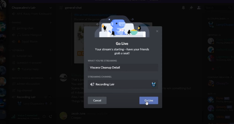 Navigate To A Server To Start Streaming In Discord - The Nature Hero