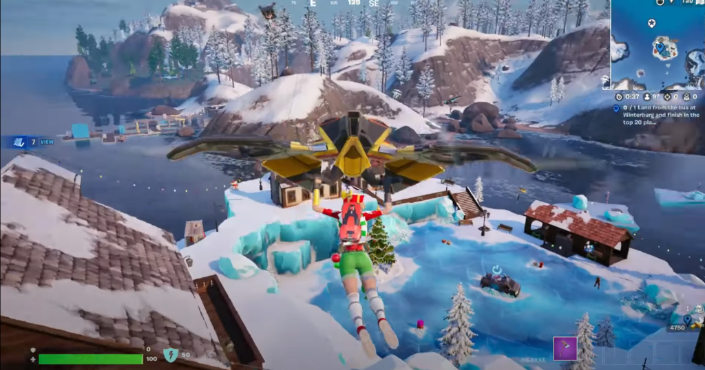 Explore Land At Winterburg Quest In Fortnite - The Nature Hero