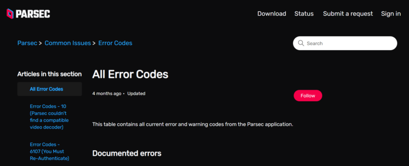 Parsec Error 503: HTTP Error With 6 Easy Fixes - The Nature Hero