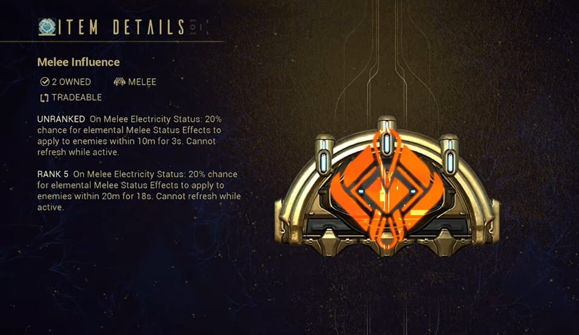 A Complete Guide To Warframe Melee Influence - The Nature Hero