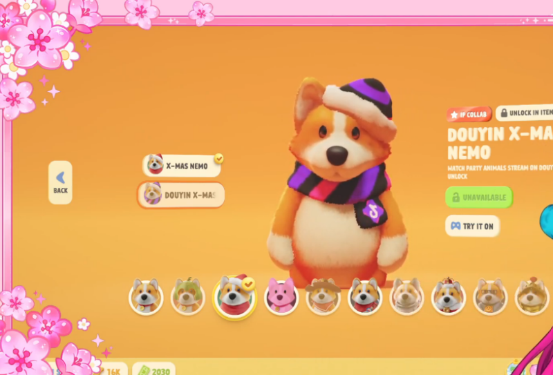 Explore The Party Animals Christmas Skins - The Nature Hero