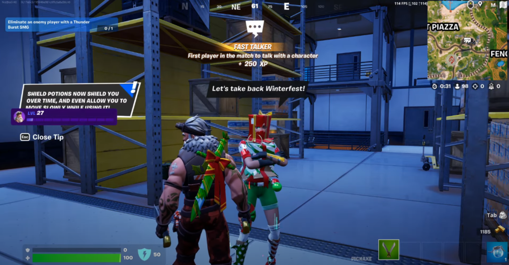 Talk To Holiday Boxy About The Stolen Boxes - The Nature Hero