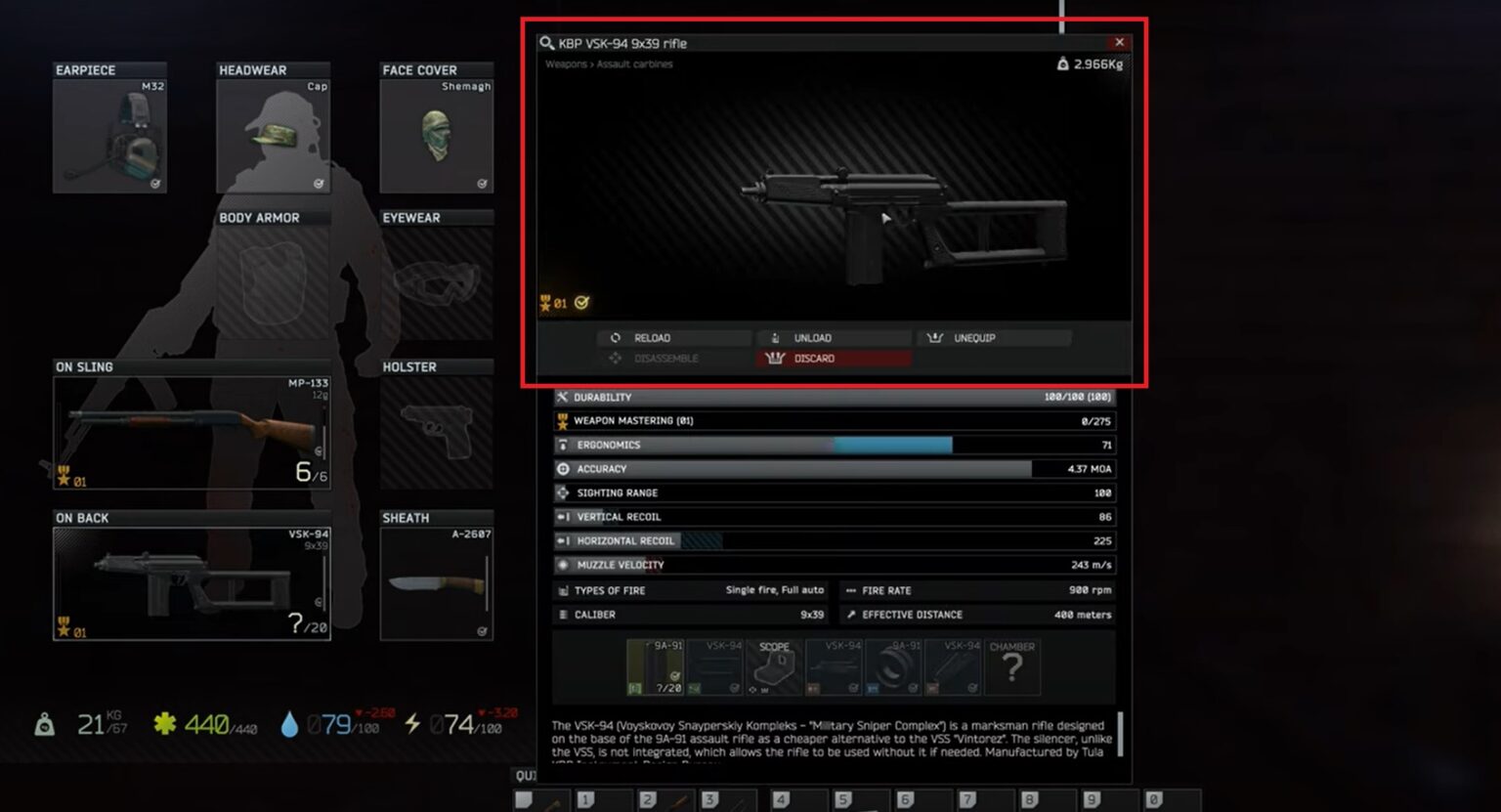 Explore The KBP VSK-94 Rifle In Tarkov - The Nature Hero