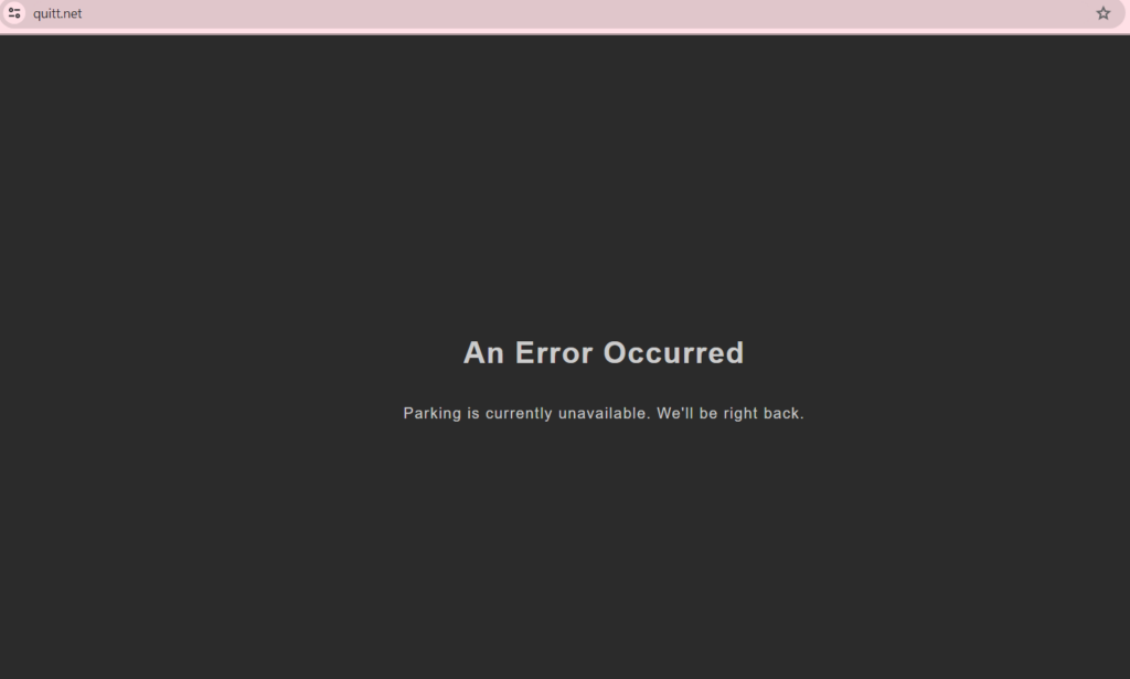 Why Is Quitt.net Not Working? - The Nature Hero