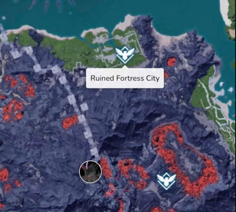 Ruined Fortress City In Mount Obsidian Palworld: Get Huge Dragon Egg ...