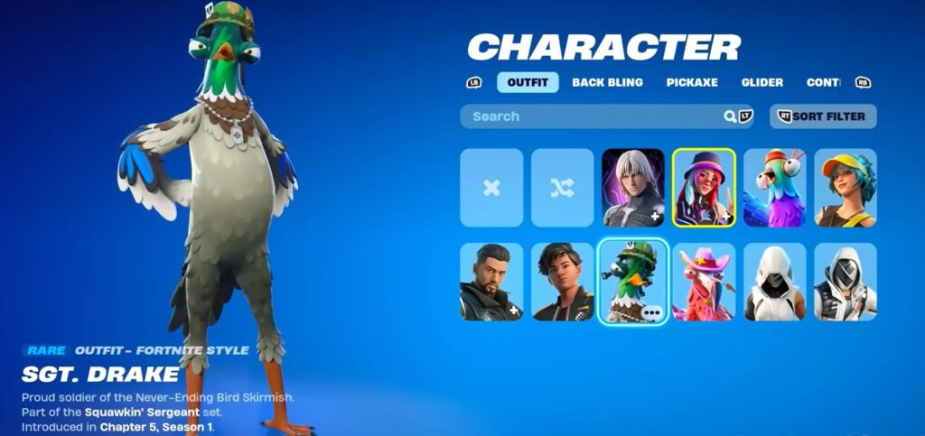 Upcoming Fortnite Bird Skins Leaked: Birds Of The Feather Set - The ...