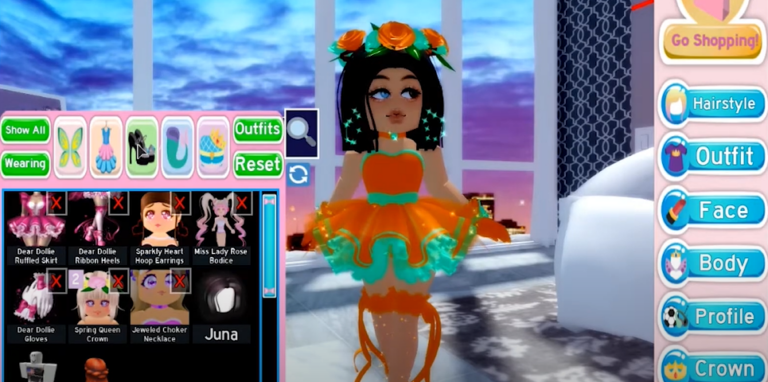 Orange You Glad Themed Competition In Royale High - The Nature Hero