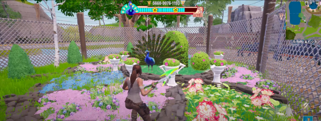 Witness Peacock In Fortnite: Zoo Escape - The Nature Hero