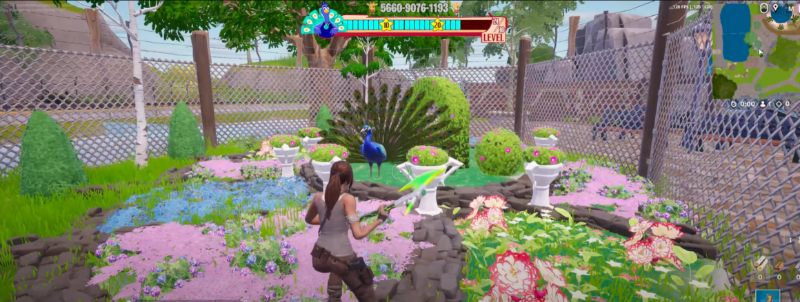 Witness Peacock In Fortnite: Zoo Escape - The Nature Hero
