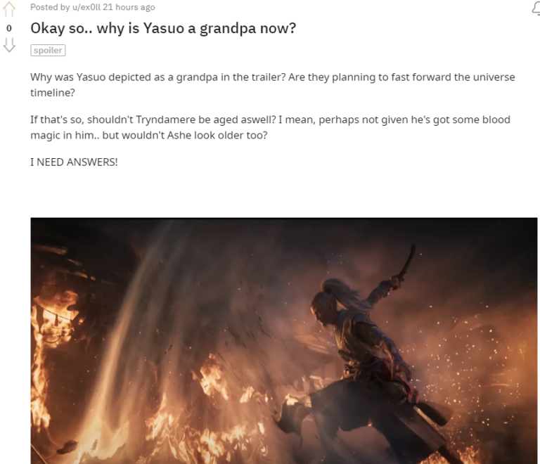 Why Is Yasuo Old In The League Of Legends Cinematic? - The Nature Hero