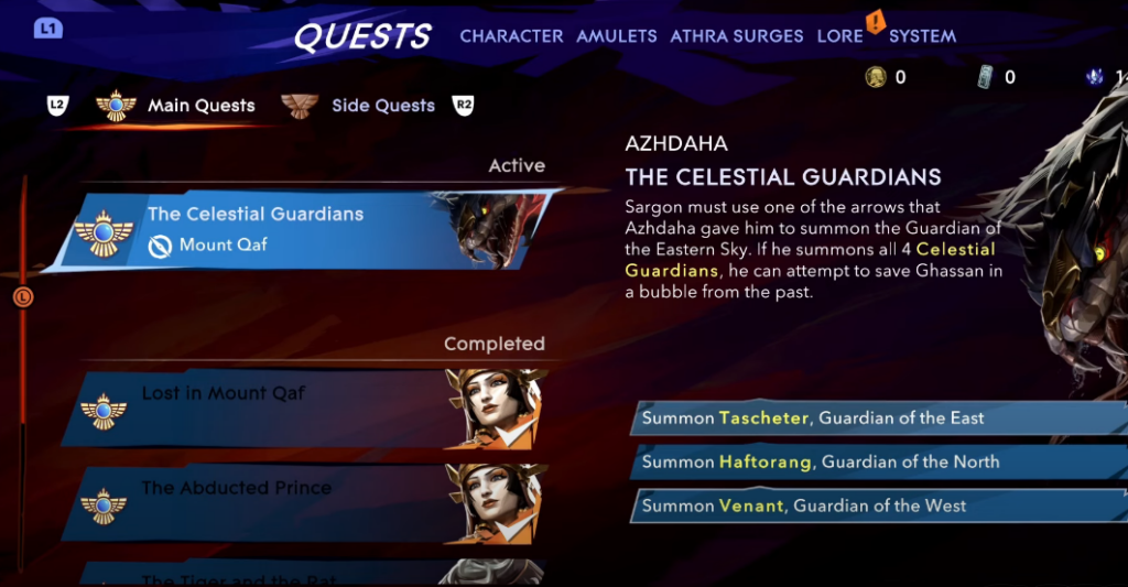 Complete The Celestial Guardians Quest In Prince Of Persia - The Nature ...